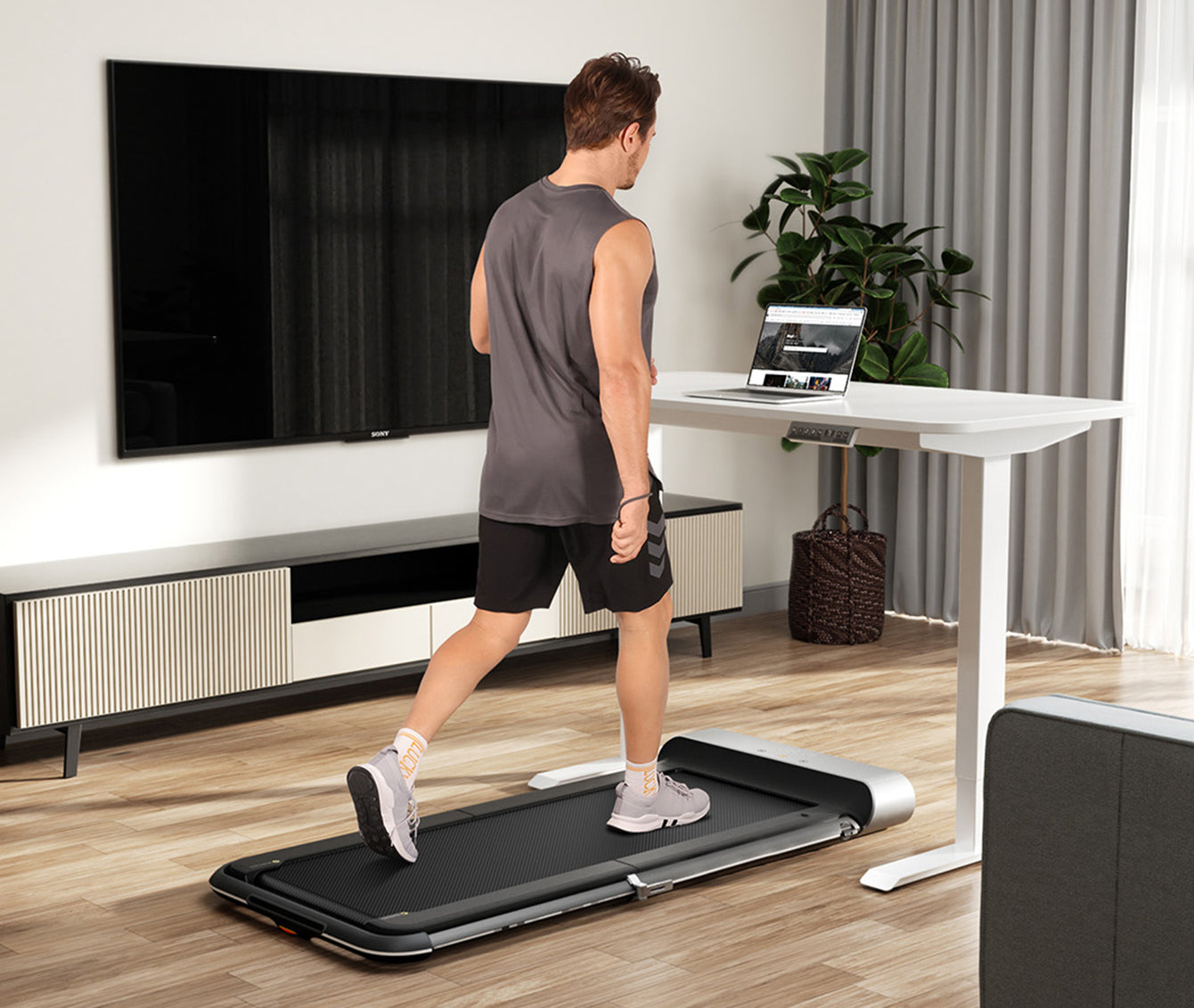 Both Walking and Running Treadmill: The 2-in-1 Folding Under Desk ...