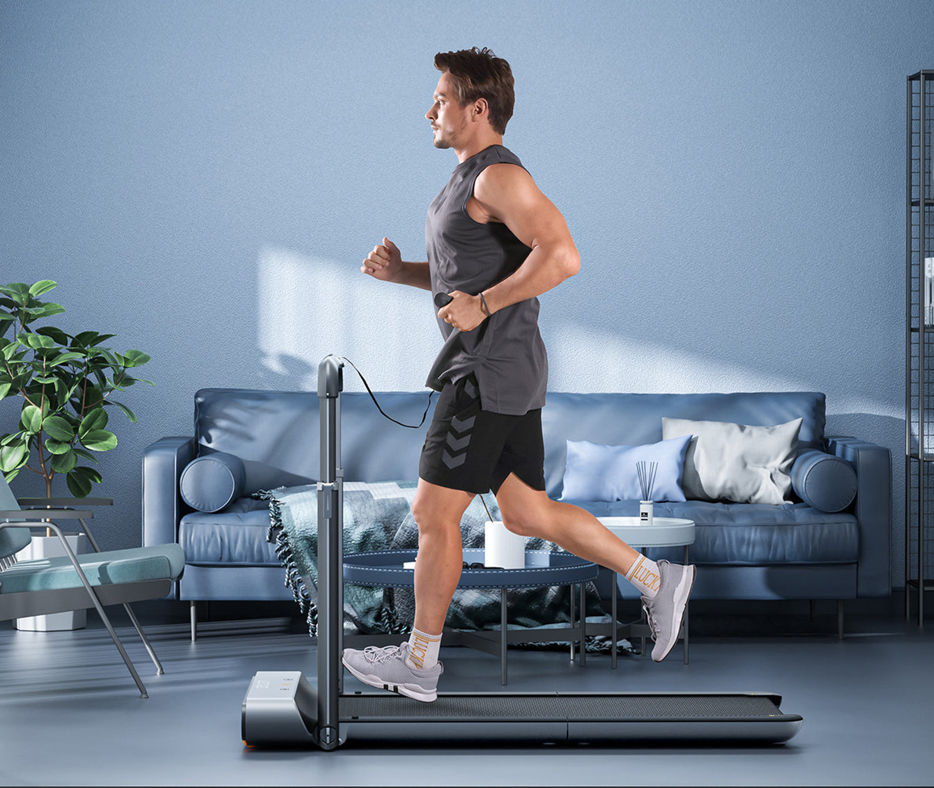 Both Walking and Running Treadmill: The 2-in-1 Folding Under Desk ...